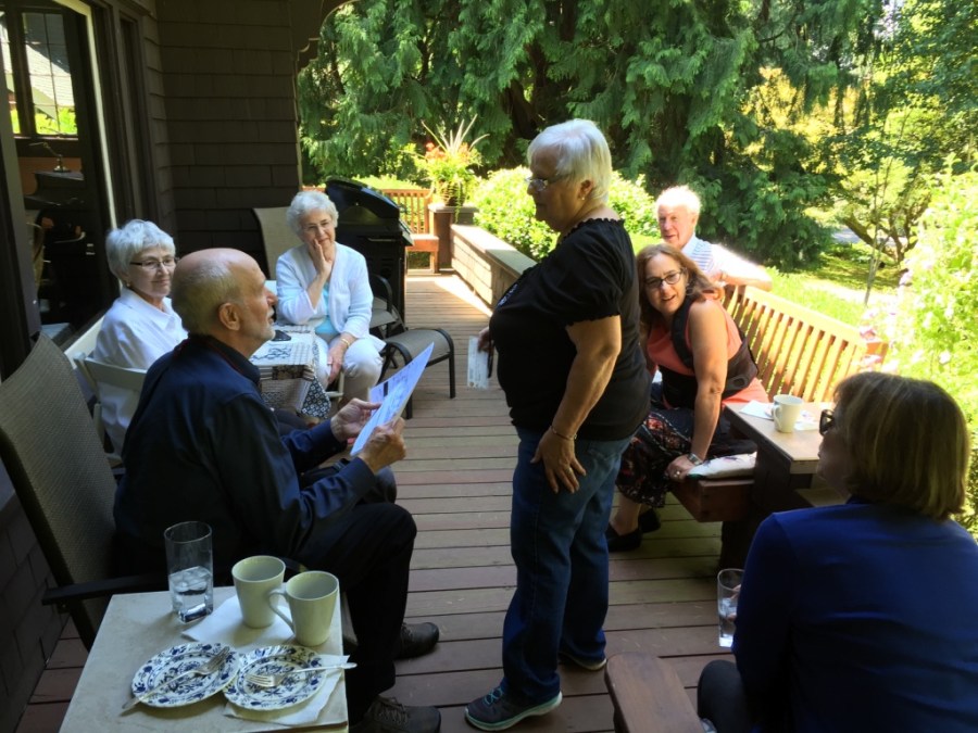 Lekas Century Home – Catherine talking to Tom Hubka, porch ...