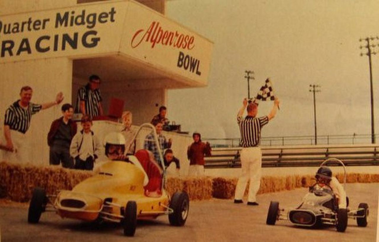 Quarter midget go-kart racing at Alpenrose | GardenHomeHistory.com