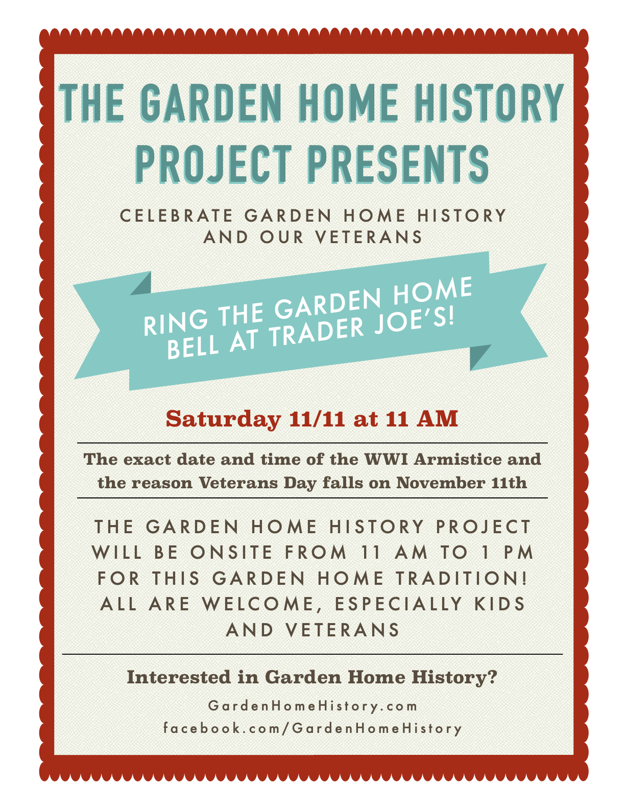 2023 Bell Ringing Poster | GardenHomeHistory.com